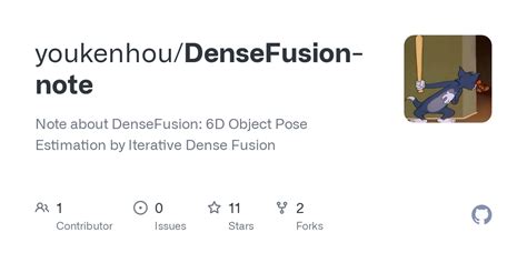 github youkenhou densefusion note note about densefusion 6d object