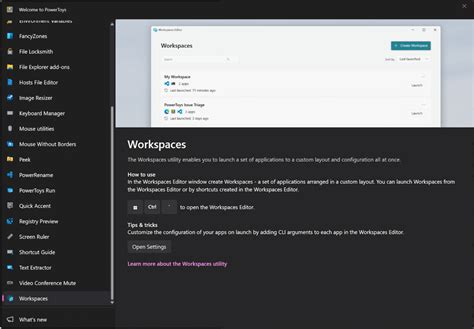 launch multiple apps at once with the new workspaces module in