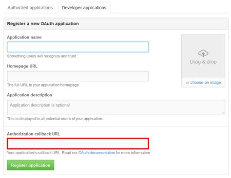 How To Create Oauth Github Login Application