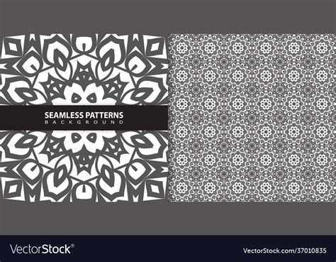 Classic Batik Seamless Pattern Background Vector Image