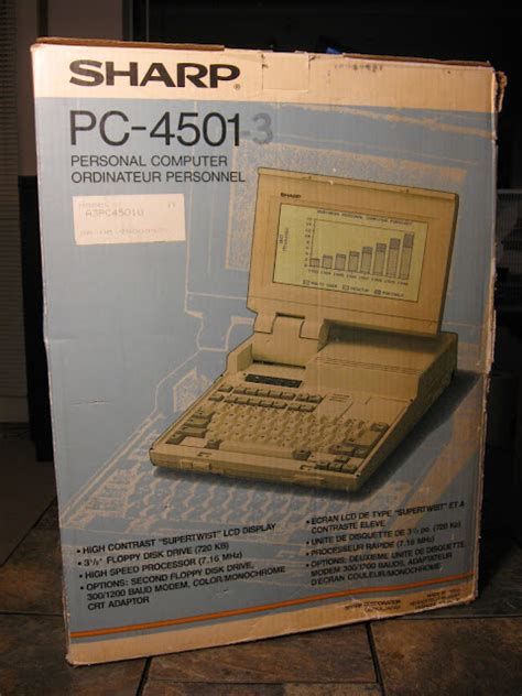 Unboxing My Sharp Pc 4501 Classic Personal Computer Retrovoltage