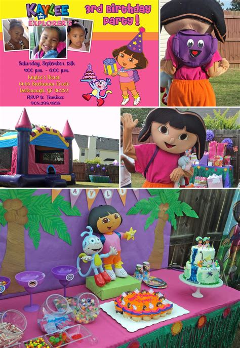 Dora The Explorer Birthday Kaylees Dora The Explorer 3rd Birthday