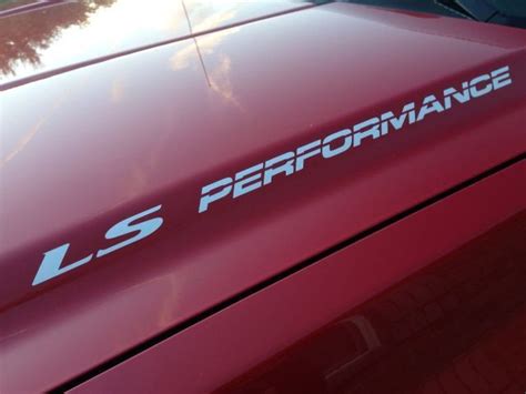 Lsls3ls6 Performance Hood Sticker Decals For Chevy Gmc Silverado