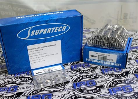 Supertech Performance Single Valve Spring And Titanium Retainer Kit For