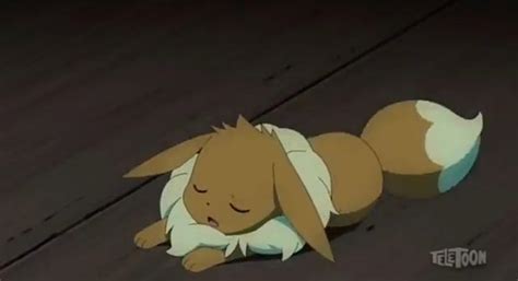 Eevee Sleeping By Festersfunhousefan On Deviantart