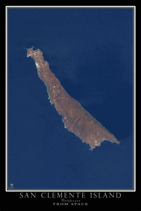 Map Of San Clemente Island