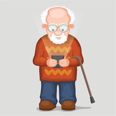 Best Seniors Computer Class Illustrations Royalty Free Vector Graphics