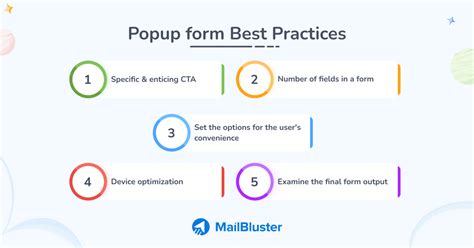 create your own responsive pop up forms in mailbluster