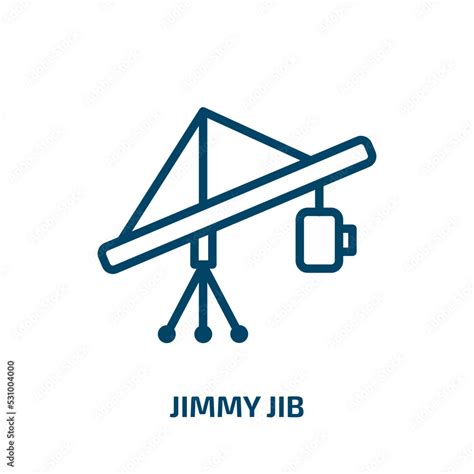 Jimmy Jib Icon From Cinema Collection Thin Linear Jimmy Jib Vector
