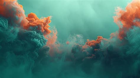 Frame Border Background With Vibrant Cloud Computing Concept In Modern