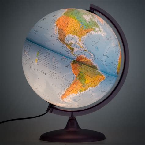 Lighted City Lights Globe