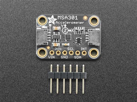 adafruit msa301 triple axis accelerometer stemma qt qwiic id 4344