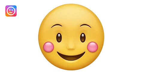 Smile Face With Blush Emoji Ai Emoji Generator
