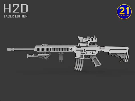 M4 Rifle Wall Art 5 Layer Laser Cut Design By 21cncstudio Makerworld