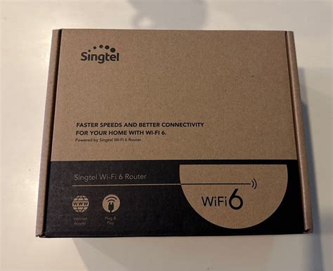 Singtel Wi Fi 6 Router Rt5703w Computers And Tech Office And Business Technology On Carousell