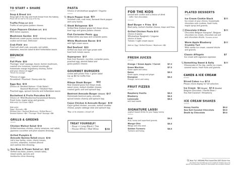 Cedele Menu And Prices List Singapore 2026