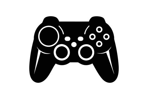 game controller silhouette 50425213 vector art at vecteezy