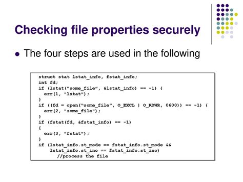 Secure Coding In C And C Race Conditions Ppt Download