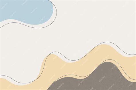 premium vector abstract brown grey smooth wavy shapes with decorative