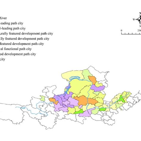 Map Of Suitability Path Selection Of The High Quality Development Of