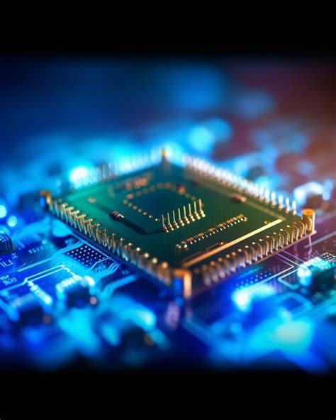 Microcircuit Premium Ai Generated Image