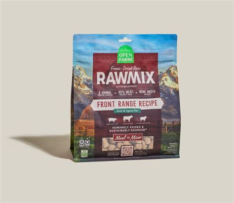 Open Farm Raw Mix Grain Free Front Range Freeze Dried Raw Recipe 135