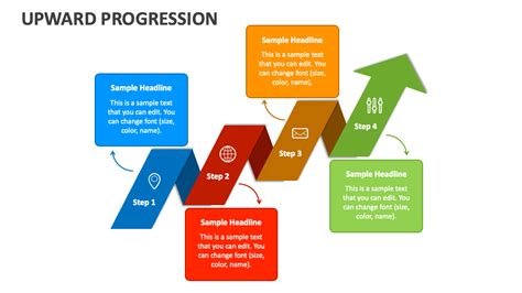 Upward Progression Powerpoint Presentation Slides Ppt Template
