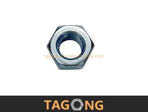 Din6330 Class10 M18 Plain Oil Hex Nuts High Nuts Car Fasteners Flange