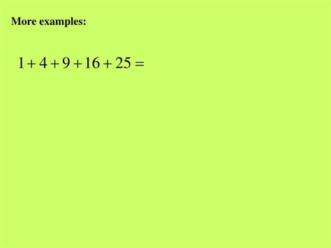 PPT SUMMATION NOTATION PowerPoint Presentation Free Download ID 459578
