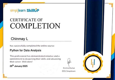 Python Data Data Simplilearn Chinmay Lokesh