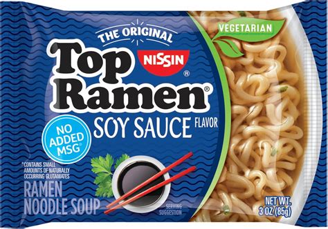 Nissin Top Ramen Soy Sauce Noodles 3 Oz Pack Of 1