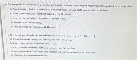 Solved Place The Following Values Of R The Correlation Chegg