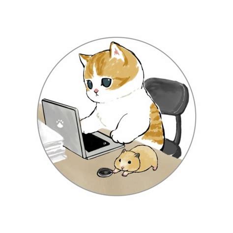 Значок из серии Милые Котики круглый металлический 37 мм - купить с ...