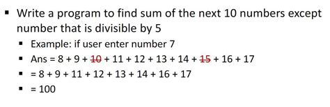Solved Write A Program To Find Sum Of The Next 10 Numbers Chegg Com