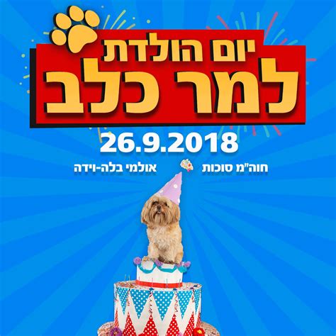 יום הולדת למר כלב חוהמ סוכות ערוץ הכיבוד סטפן לגר שמעון ולוי כרטיסים למסיבות באשדוד
