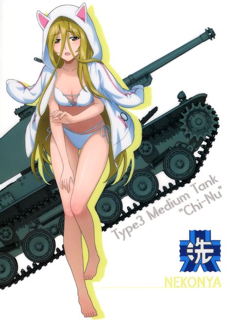 Nekonyaa Type 3 Chi Nu Girls Und Panzer Girls Und Panzer Senshadou