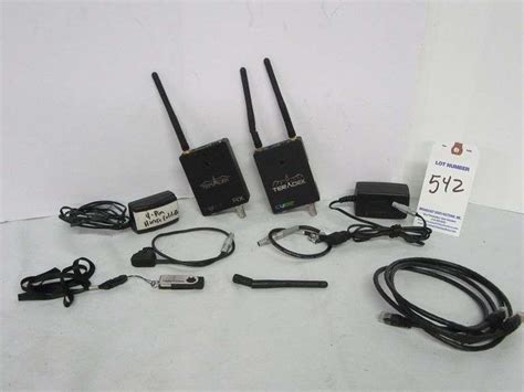 Lot Teradek Cube 155 TX 2 Cube 350 RX HD SDI Encoder Decoder System