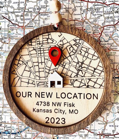 Our New Location Ornament Personalized New Homeowner T First Home