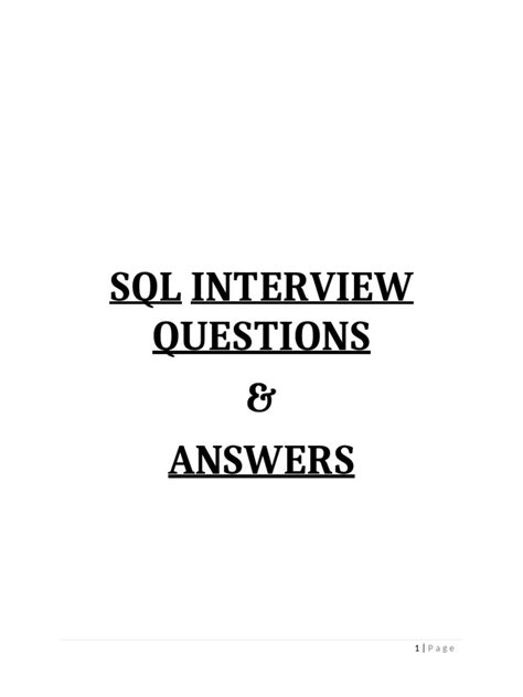 Sql Questions Pdf Database Index Sql
