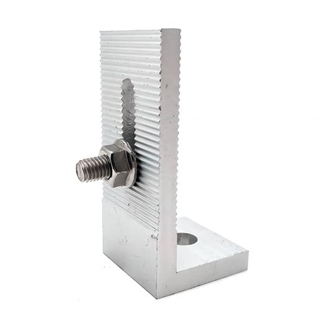 End Clamp Rail Fixing Bracket Stainless Steel Solar Mounting Roof Clamp