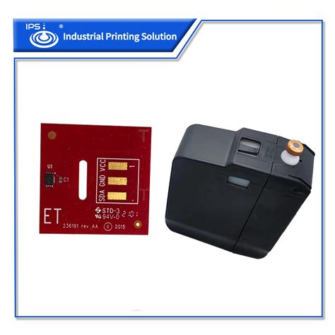 Empty Ink And Makeup Cartridge 750ml With Red Chip For Videojet Cij