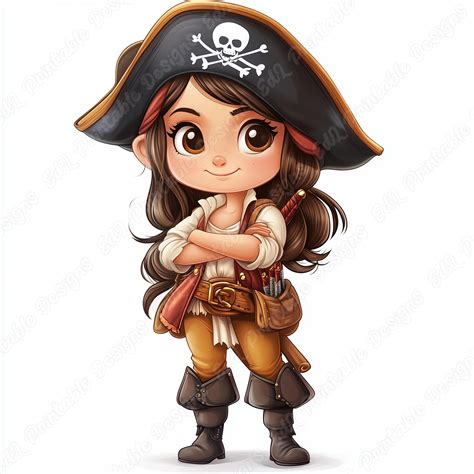 Pirate Girl Cartoon