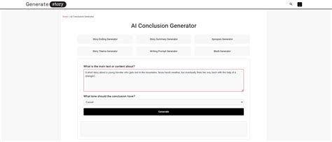 Conclusion Generator Free Unlimited