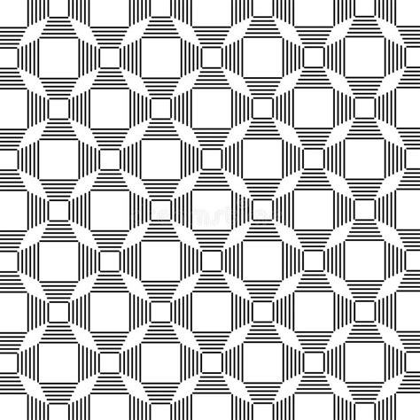 Abstract Monochrome Geometric Pattern Stock Illustration Illustration Of Line Style 339568770