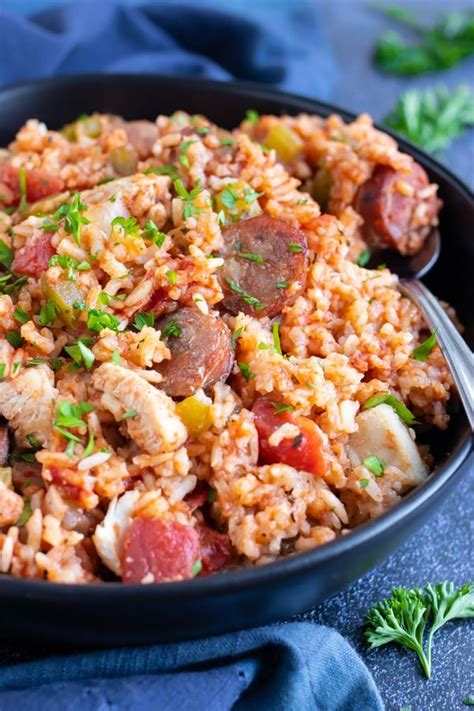 Chicken And Andouille Sausage Jambalaya At Denise Callaghan Blog