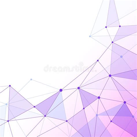 Triangle Mesh Background With Transparencies Stock Vector