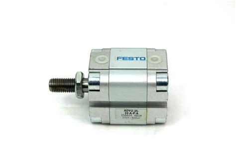 Festo Advu 25 10 A P A Compact Pneumatic Cylinder 25mm Bore 10mm Stroke