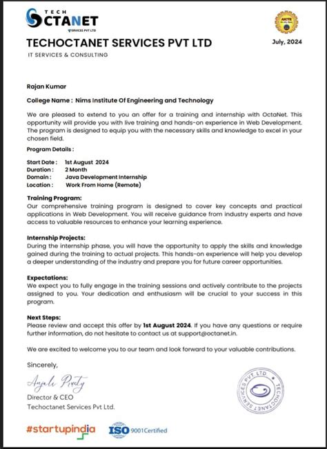 Newbeginnings Java Internship Careergrowth Techoctanet Grateful