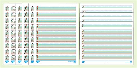 Dotted Thirds Printable Handwriting Templates Twinkl