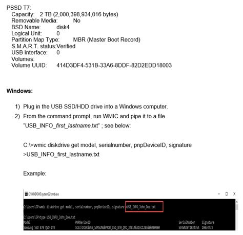 Gather Unique Identifiers From User Supplied Usb Ssd Hdd Llimager An E Forensics Inc Product